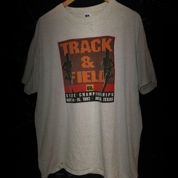 Russell Athletic | Shirts | Rarevintage 993 Uil Texas State Track Meet ...